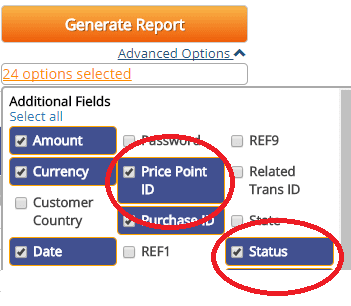 More Detail in the Transaction Detail Report | Segpay